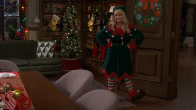 California Costumes Store Adult Christmas Elf Costume worn by Abby ...