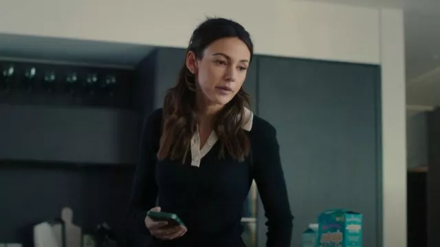 Rag & bone Mandee Cash­mere Po­lo worn by Maya Stern (Michelle Keegan ...