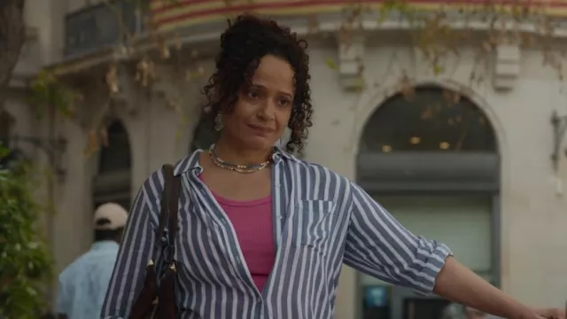 Rails Josephine Shirt worn by Amy Piel (Laila Robins) as seen in Dr ...