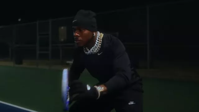 Short Doublé Nike Noir 'Flow' porté par DaBaby en Icewear Vezzo x ...
