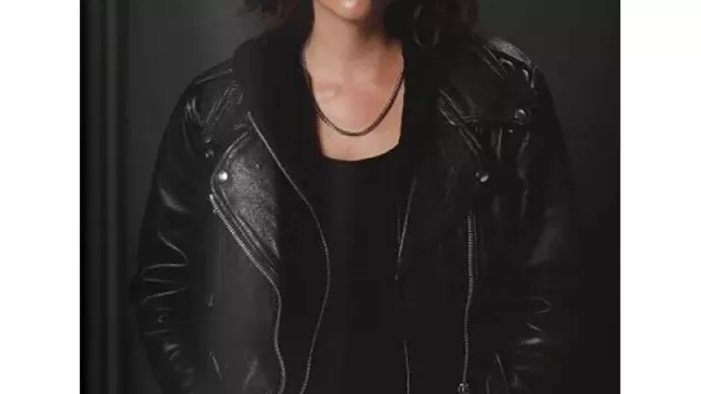 Women Black Leather Jacket of Jamie Douglas (Shelley Hennig) in Cult ...