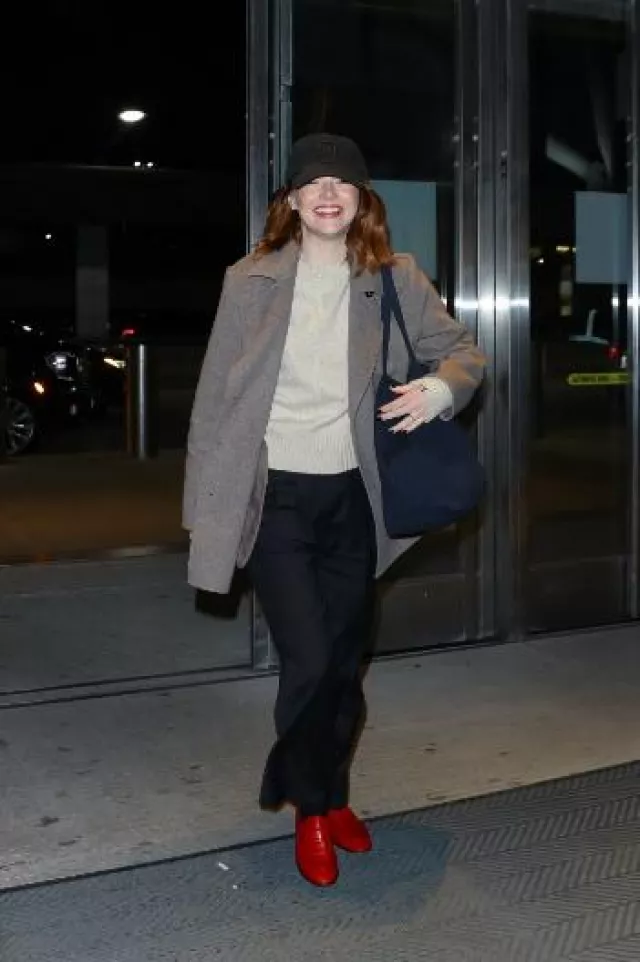 ’47 San Diego Padres Black on Black Adjustable Hat worn by Emma Stone ...