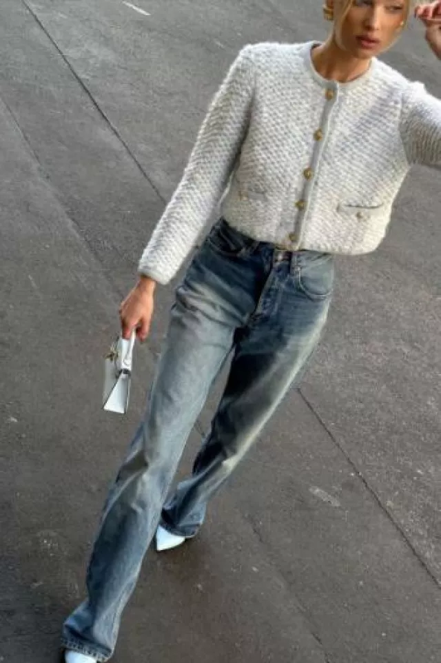 Saint Laurent 70S Jeans worn by Elsa Hosk on her Instagram post on ...