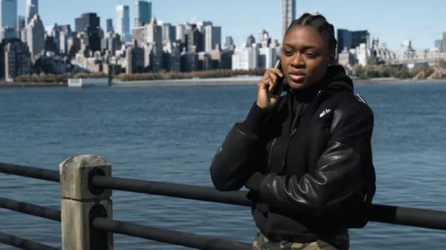 Off-White Floral Arrows Cropped Jacket worn by Charmaine (Imani Lewis ...