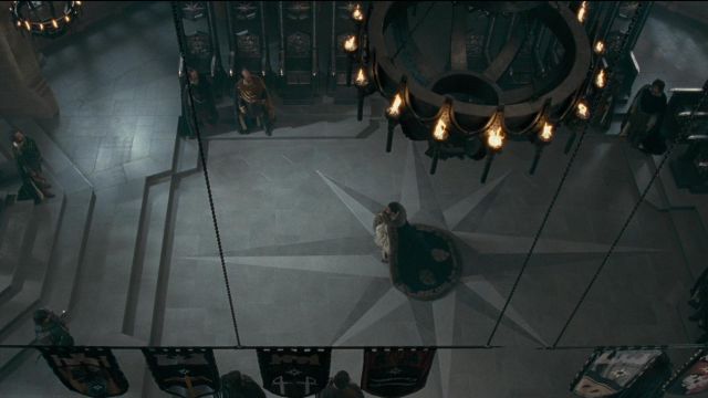 Un auténtico estandarte de la coronación de Miraz en El mundo de Narnia ...