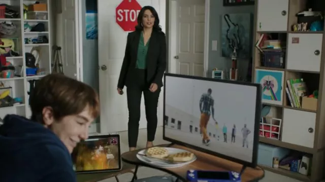 Theory Treeca 2 Pants worn by Naz (Saba Homayoon) as seen in Chad ...