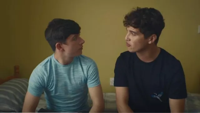 Old Navy Space Dye Crew Neck Tee worn by Reece (Dylan Thomas Smith) as ...