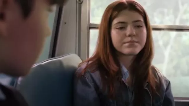 Vintage Truck­er Jack­et worn by Fox (Sophia Powers) as seen in Son of ...