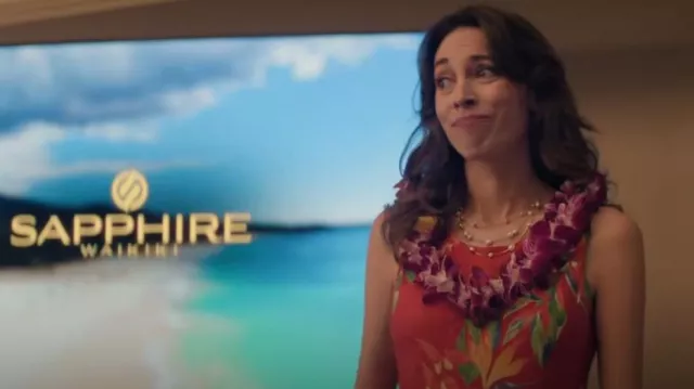 Hilo Hattie Birds Of Par­adise Short Dress worn by Lucy Tara (Yasmine ...