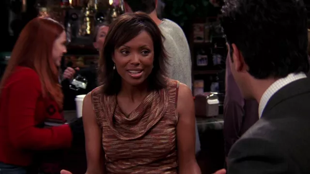 Orange and Tan Jumper worn by Charlie Wheeler (Aisha Tyler) in Friends ...
