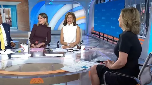 J. Crew Collared Sheath Dress worn by Christine Romans as seen in Today ...