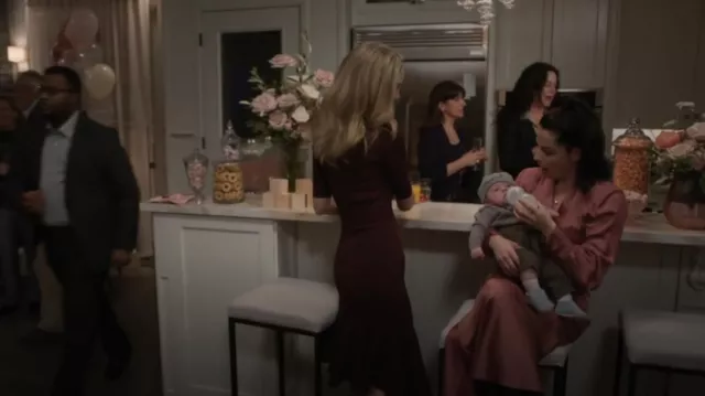 Ted Baker Samalee Dress worn by Dr. Morgan Reznick (Fiona Gubelmann) as ...