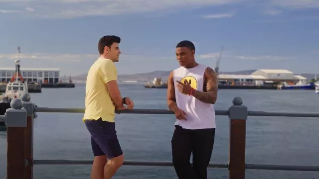 Drew House Mascot Boxy ss Tee White usado por Karabo 'KB' Molapo ...