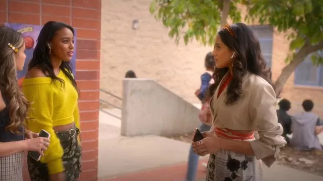Lioness Miami Vice Jacket Worn By Riley Aparna Brielle As Seen In Boo Bitch S01e07 Spotern
