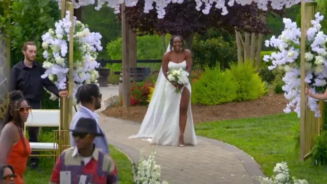 Christian Louboutin Spikaque­en San­dals worn by Amber Desiree Smith as ...