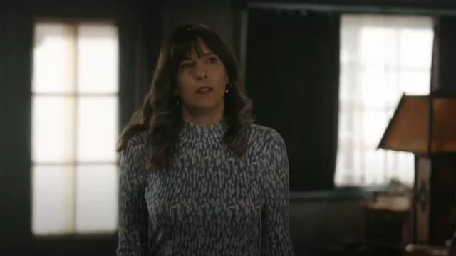 Hugo Boss Frag Mock Neck Virgin Wool Sweater In Mountain Blue Fantasy ...