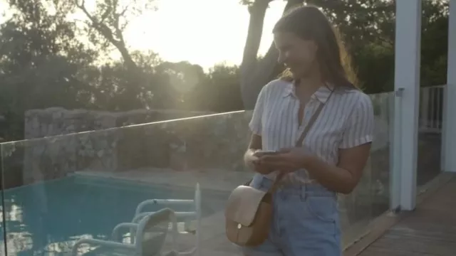 Rollas Den­im Short worn by Becky Hart (Phoebe Roberts) as seen in Lie ...