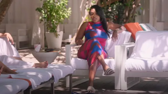 Uni Clau Sheer Dress worn by Tennille Moore as seen in Selling Tampa ...