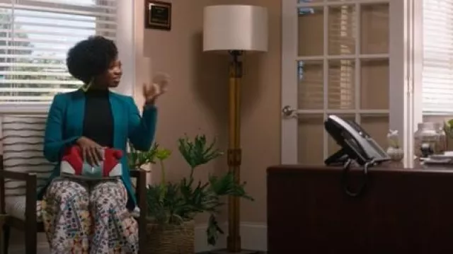 Zara Collarless Blazer worn by Demetria Barnes (Susan Heyward) as seen ...