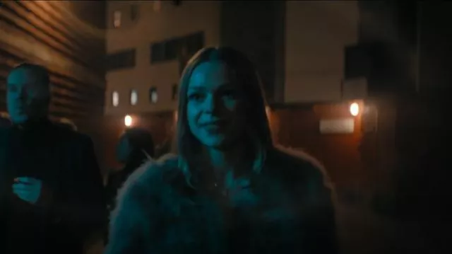 Topshop Cropped Faux Fur Coat worn by Stella Sandell (Alexandra ...