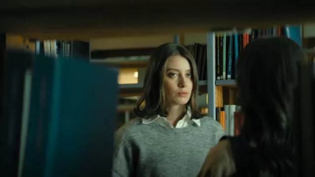 Zara Knit Sweater worn by Amina Besic (Melisa Ferhatovic) as seen in A Nearly Normal Family ...