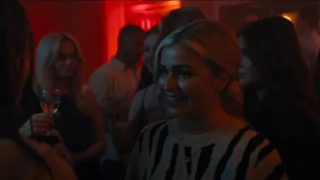 Mango Knit Sweater worn by Louise (Vera Olin) as seen in A Nearly ...