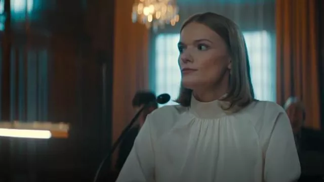 Reiss Sleeve Top worn by Siri (Lotten Roos) as seen in A Nearly Normal ...