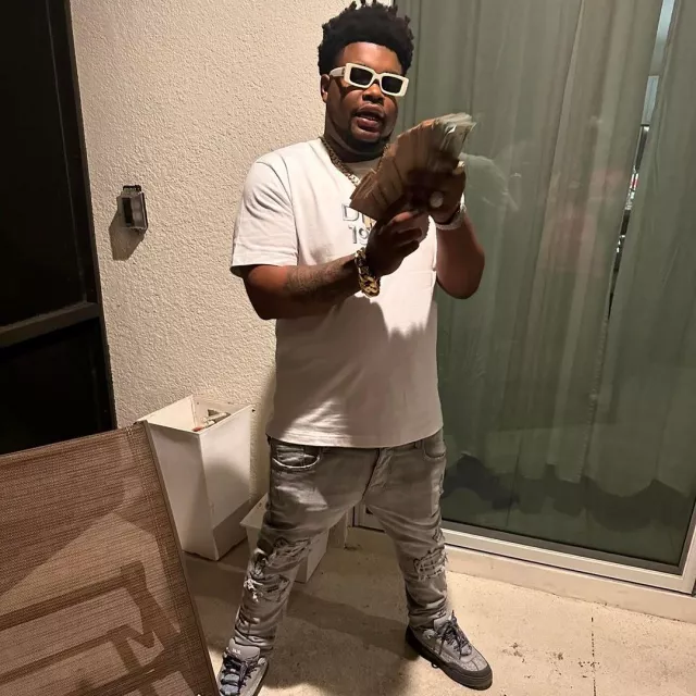 Dior White & Silver 'Dior 1947' T-Shirt worn by BossMan Dlow on the ...