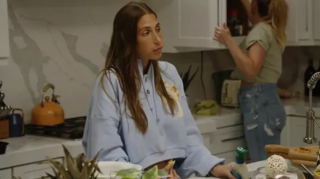 Boys Lie Perpetual Feelings V2 Henley Cropped Crewneck worn by Amanda ...