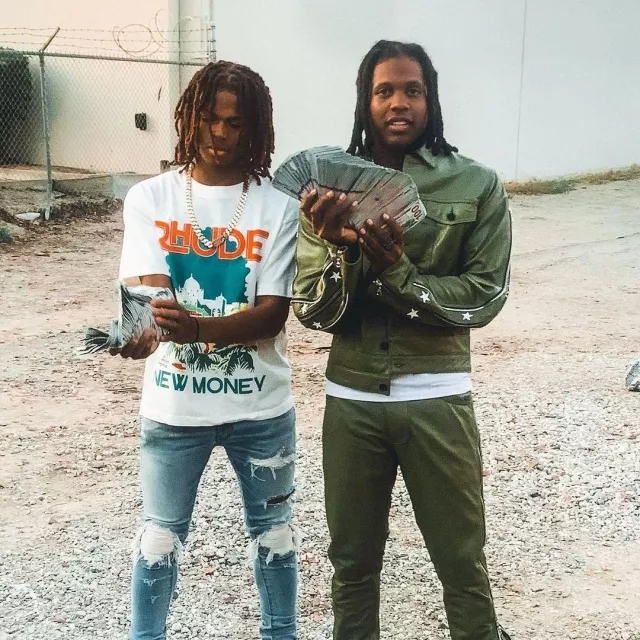 Cease and Desist Olive Green Sleeve Zip Leather Jacket worn by Lil Durk ...