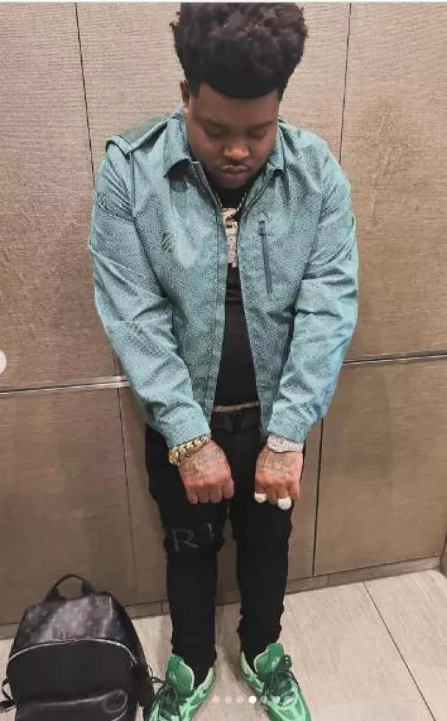 Louis Vuitton Black Monogram & Leather 'Discovery' Backpack worn by ...