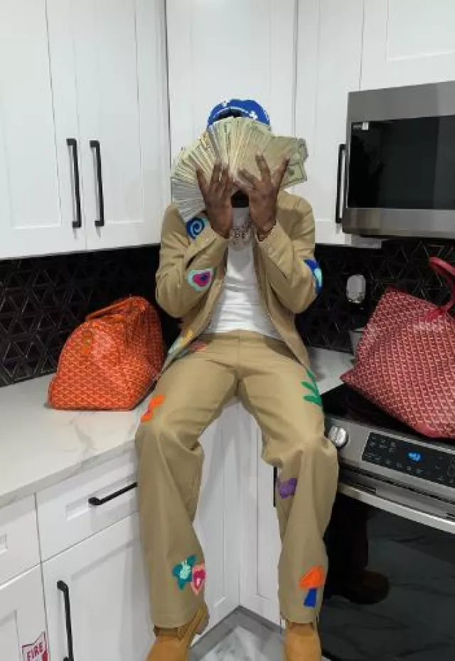 Goyard Orange 'Boston 50' Bag worn by Real Boston Richey on the ...