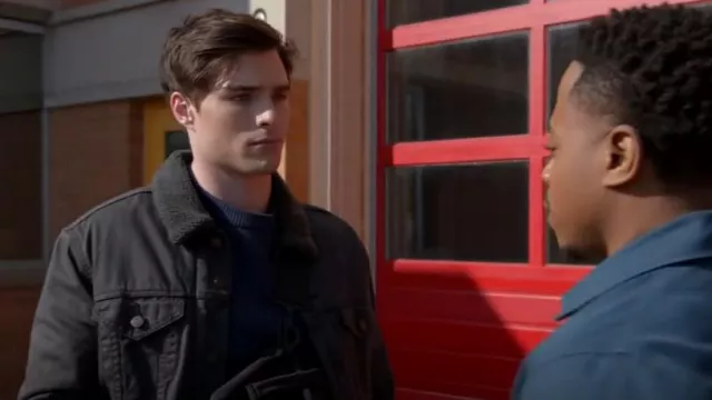 Levi Truck­er Jack­et worn by Blake Gallo (Alberto Rosende) as seen in ...