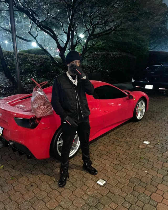 Goyard Red 'Artois GM' Tote Bag of Real Boston Richey on the Instagram account @realbostonrichey ...