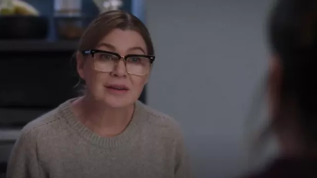 Miu Miu MU 11XV - VAU101 worn by Meredith Grey (Ellen Pompeo) as seen ...