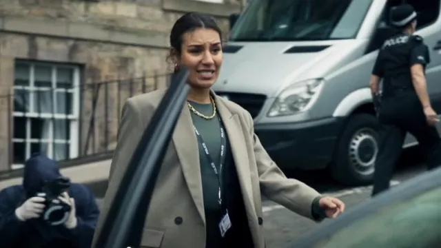 Zara Khaki Blazer 2753/132 worn by DC Siobhan Clarke (Lucie Shorthouse ...