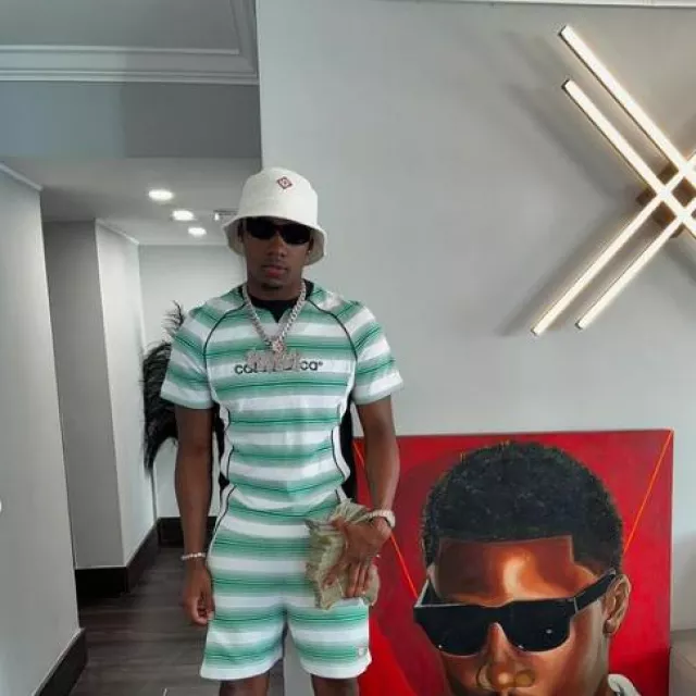 Prada Black Symbole Sunglasses worn by Rob49 on the Instagram account ...