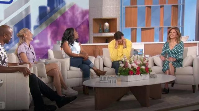 Pistola Parker Romper worn by Amanda Kloots as seen in The Talk on May ...