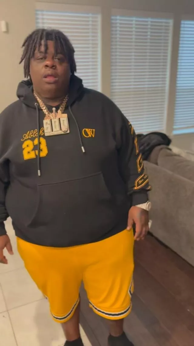 Off-White Black & Yellow 'Abloh 23' Hoodie worn by BigXthaPlug on the ...