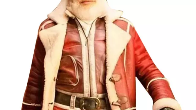 Red One Movie Outfits: J. K. Simmons is wearing Santa Claus Fur Coat to ...