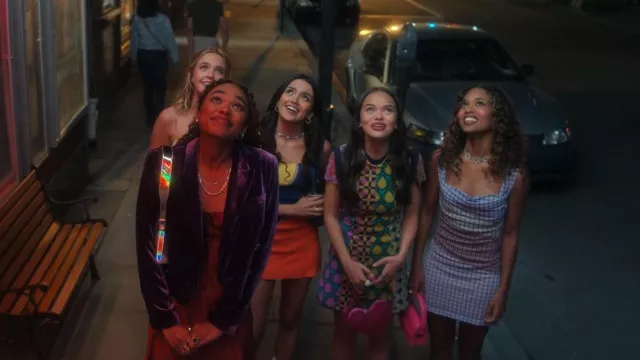 Miaou Purple Ginger Minidress worn by Faran Bryant (Zaria Simone) as ...