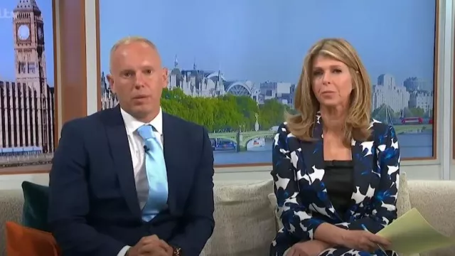 Phase Eight Caddie Floral Suit Jacket worn by Kate Garraway as seen in ...