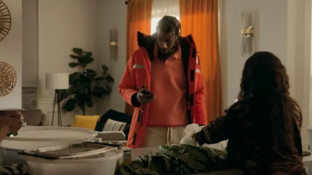 Junya Colorblock Pattern Parka worn by Rob (Iman Shumpert) as seen in ...