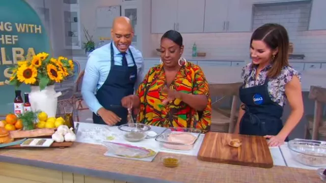 Sai Sankoh Iva Goddess Kaftan worn by Melba Wilson as seen in Good ...