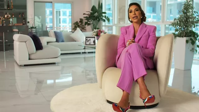 Alex Perry Dallin High Rise Straight Cropped Pants worn by Taleen Marie ...