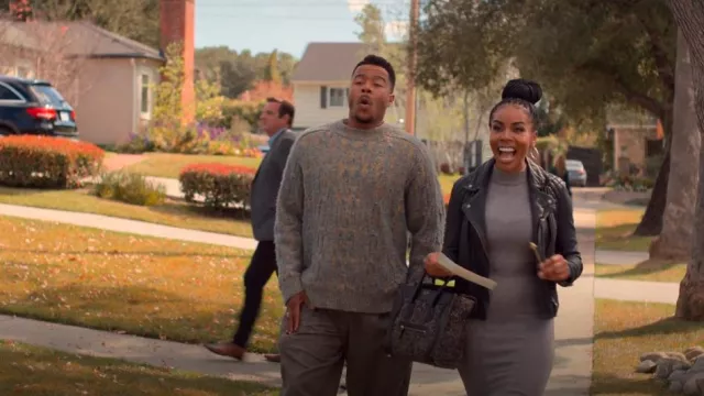 AllSaints Cargo Leather Jacket worn by Smiley Lady (Shiobann Amisial ...