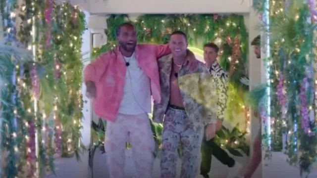 Pantalón cargo de tapiz floral supremo usado por Reuben Collins como se ...