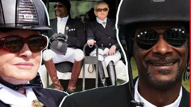 Snoop Dogg is wearing equestrian tail coat for Dressage Looks At 2024 ...