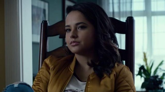 Le bomber H&M de Trini Kwan / Yellow Ranger (Becky G.) dans Power ...