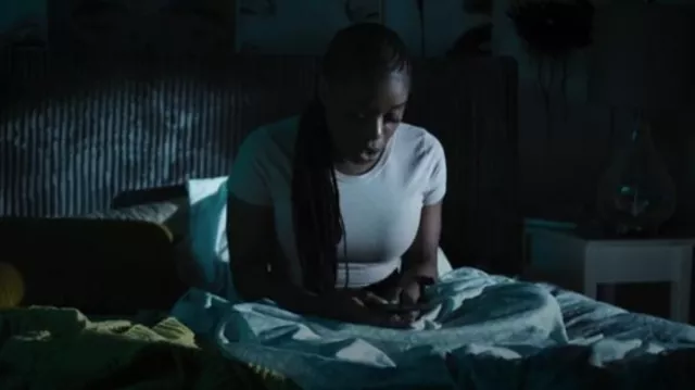 Fashion Nova Anna Crew Neck Crop Top - Heather Grey worn by Windy Johnson (Nijah Brenea) as seen ...